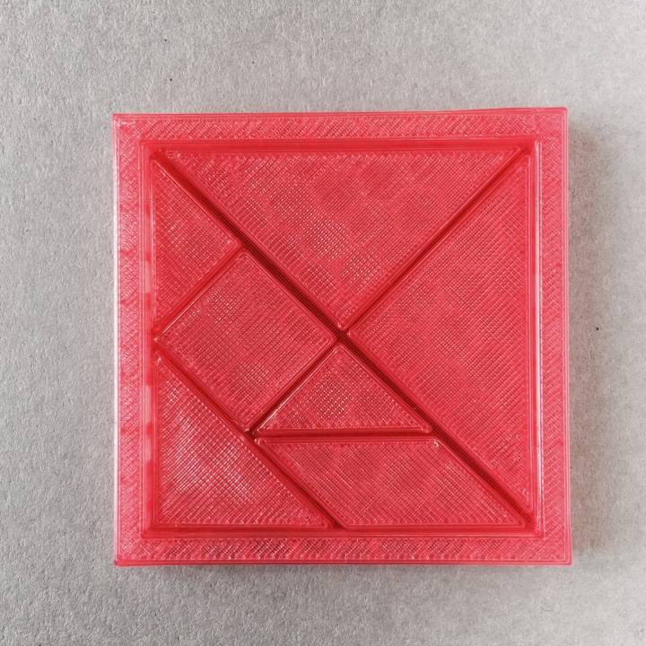 3D Printable tangram by Luciano Marini