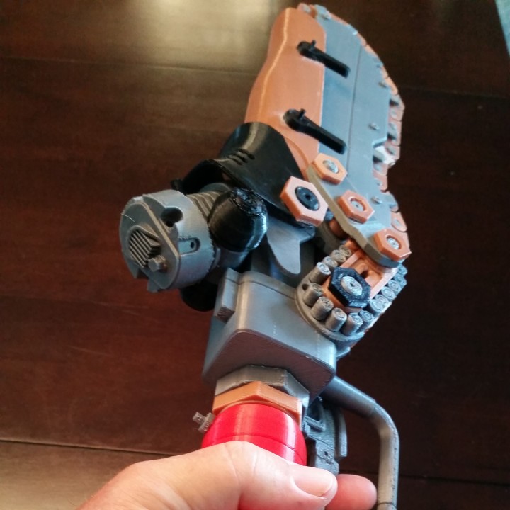 3D Print of Fallout 4 - Ripper by mikeburks