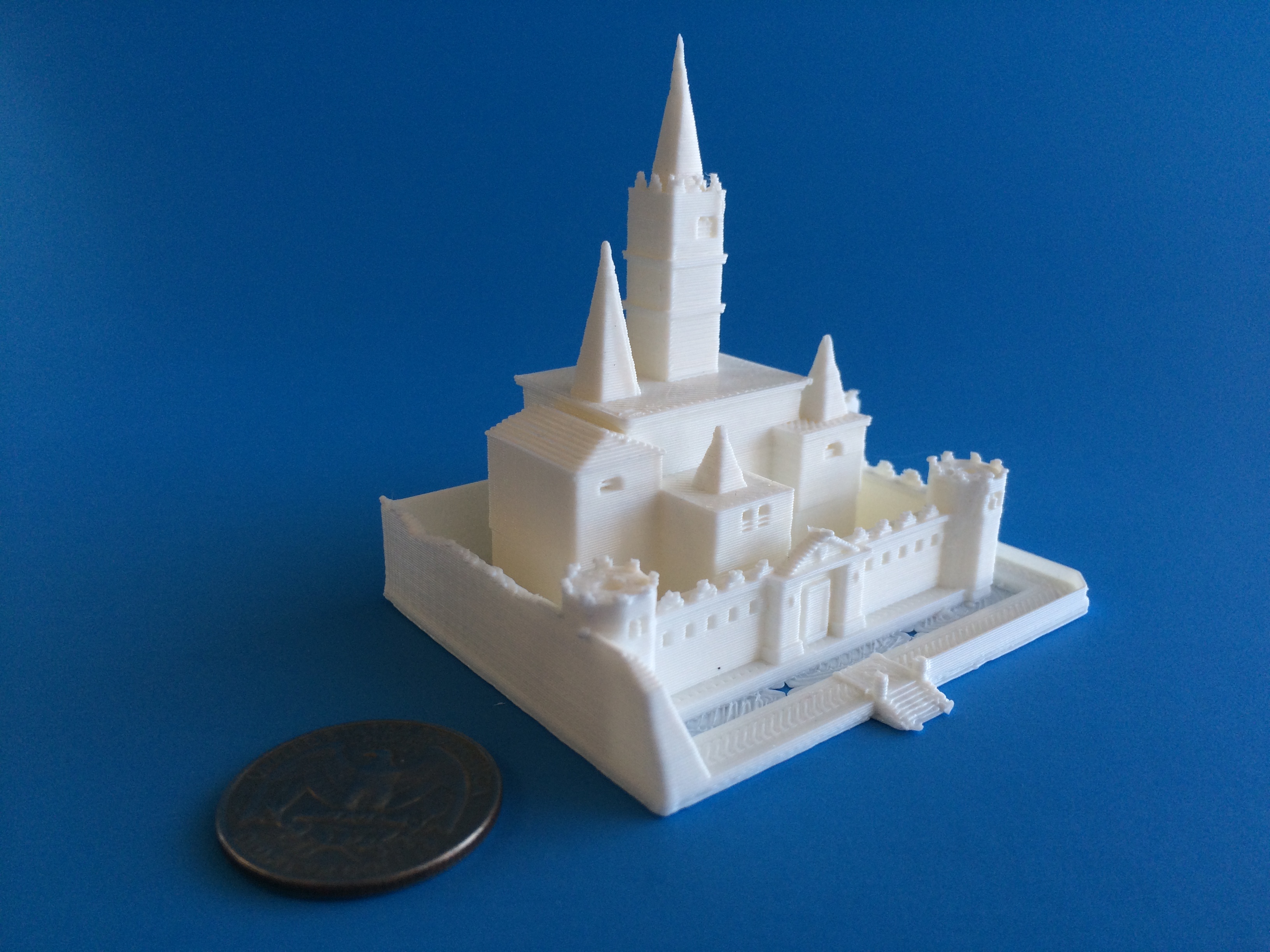 3D Printable Hyrule Castle by MiniWorld3D