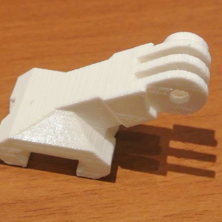 3D Printable Picatinny Gun Rail Mount for GoPro by 3D_Printster