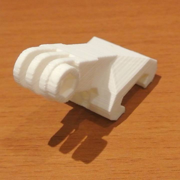3D Printable Picatinny Gun Rail Mount for GoPro by 3D_Printster