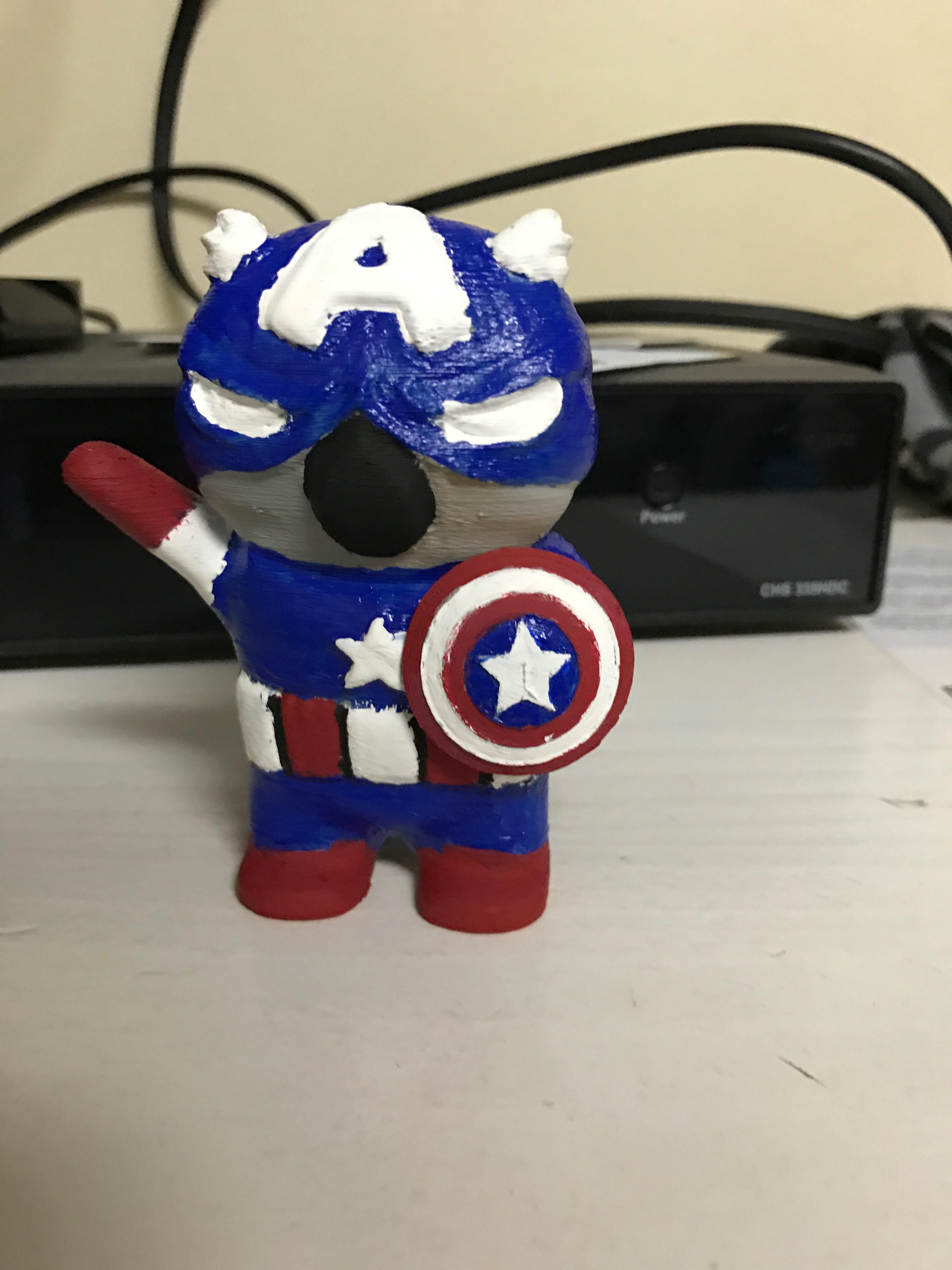 3D Printable CAPTAIN KOALA-AMERICA by Ricardo Salomao