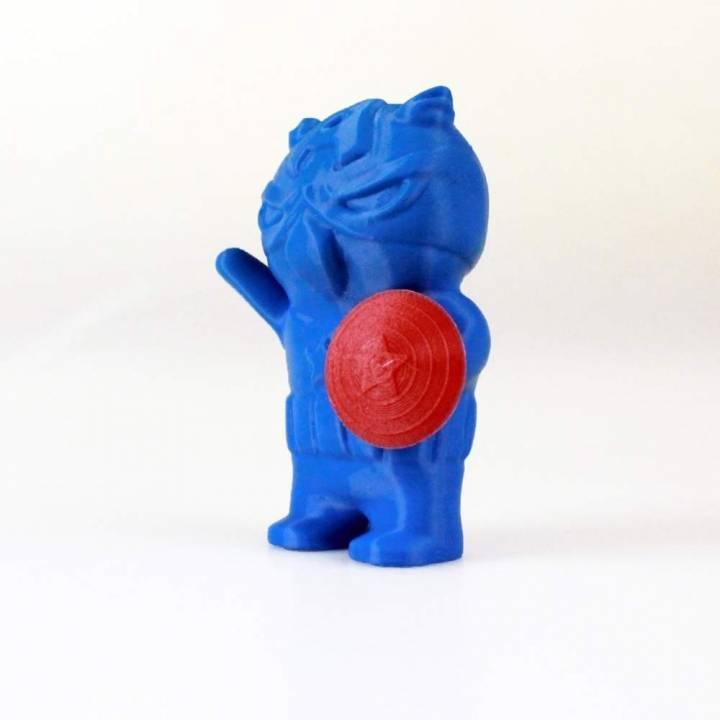 3D Printable CAPTAIN KOALA-AMERICA by Ricardo Salomao