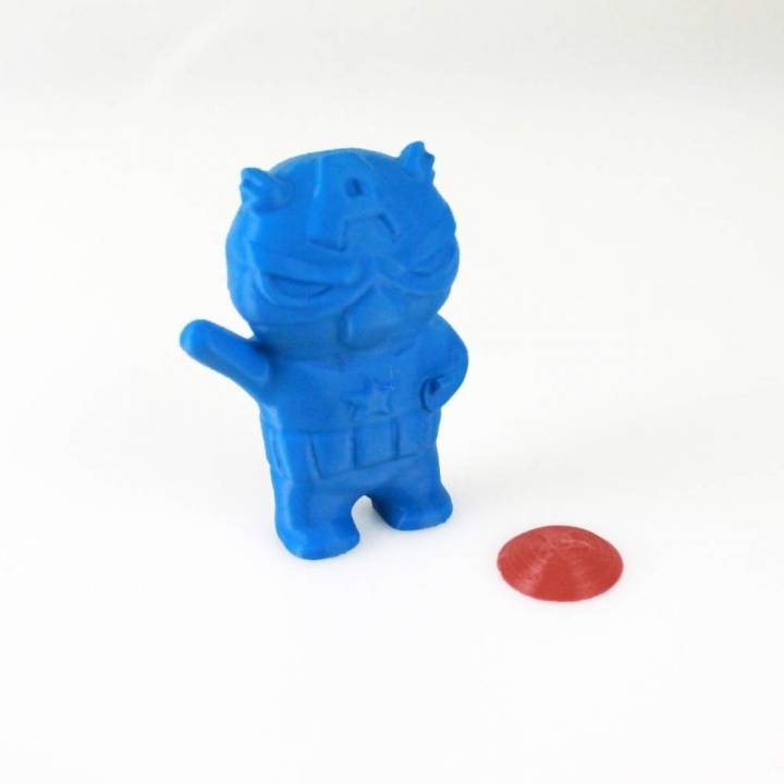 3D Printable CAPTAIN KOALA-AMERICA by Ricardo Salomao