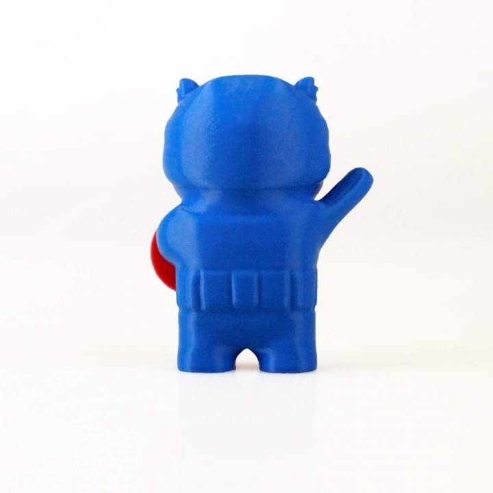3D Printable CAPTAIN KOALA-AMERICA by Ricardo Salomao