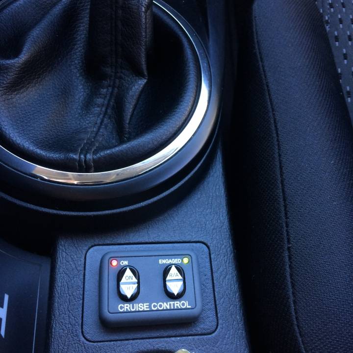 3D Printable Tiburon - Rostra Cruise Control Switch Mount by Steve Vasquez
