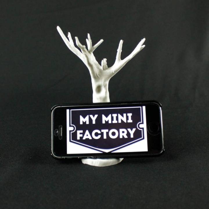 3D Printable Tree Mobile Photo Frame by Ricardo Salomao