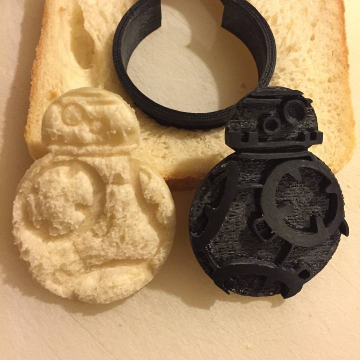 3D Printable BB8 Cookie Cutter by Jon Cleaver