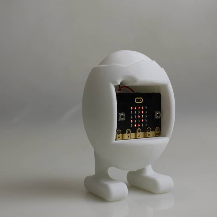 3D Printable Micro:bit Egg Timer by Lucie Laborde