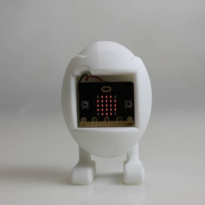 3D Printable Micro:bit Egg Timer by Lucie Laborde