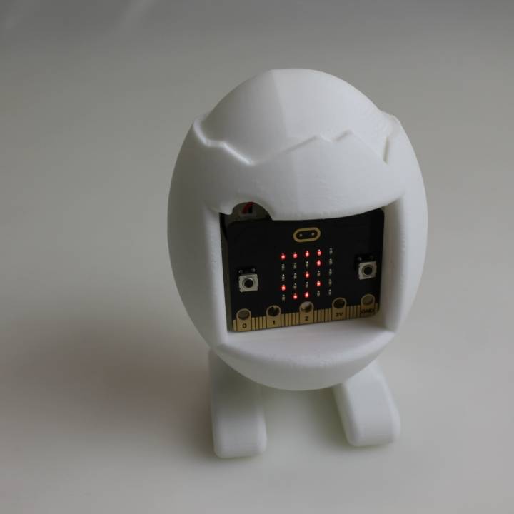 3D Printable Micro:bit Egg Timer by Lucie Laborde