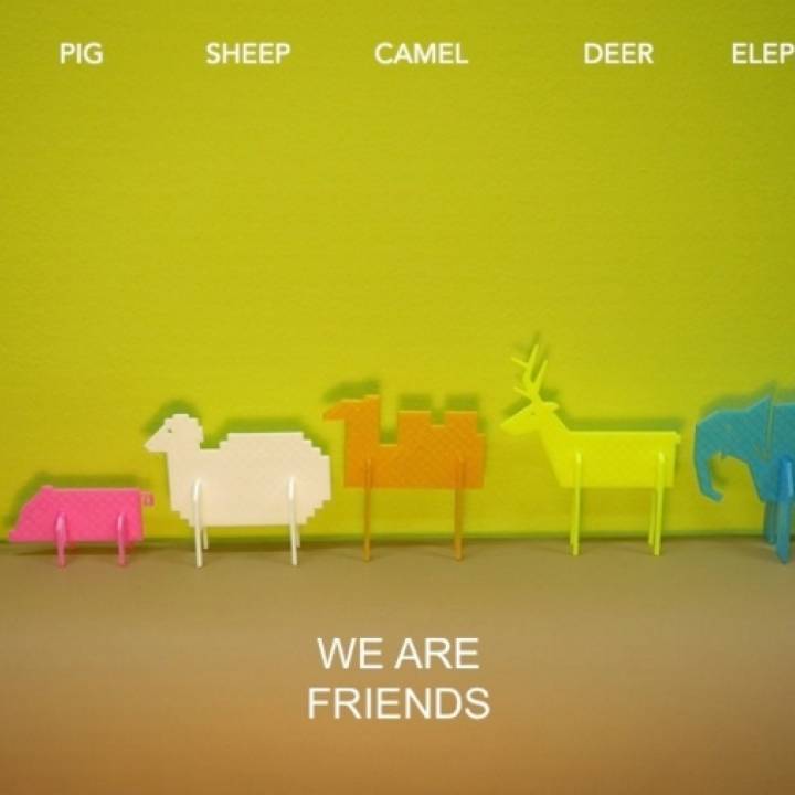 3D Printable Simple Animals 1 by Da-eun Jun