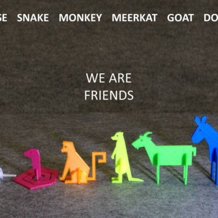 3D Printable Simple Animals 7 by Da-eun Jun