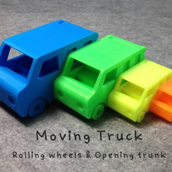 3D Printable Moving Truck by Da-eun Jun