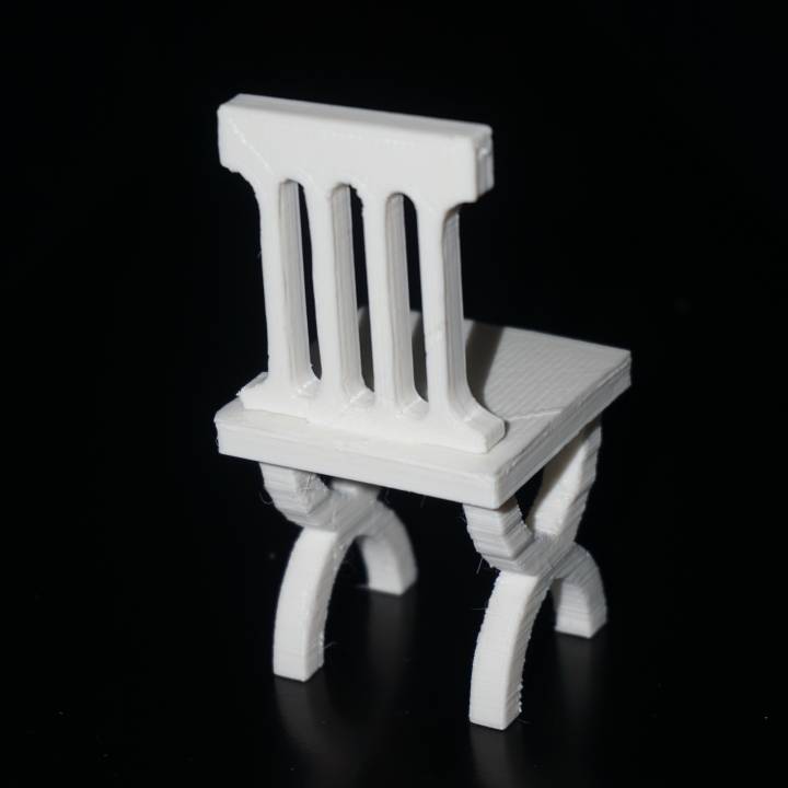 3D Printable Simple chair by Kenntman