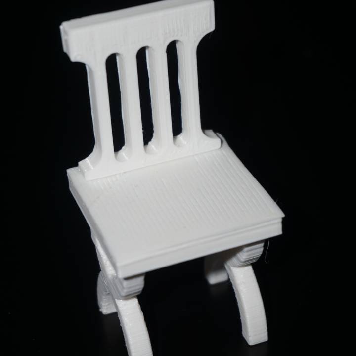 3D Printable Simple chair by Kenntman