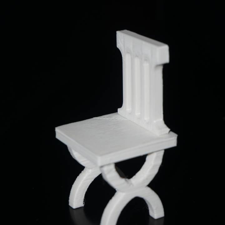 3D Printable Simple chair by Kenntman