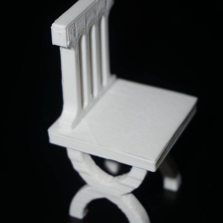 3D Printable Simple chair by Kenntman