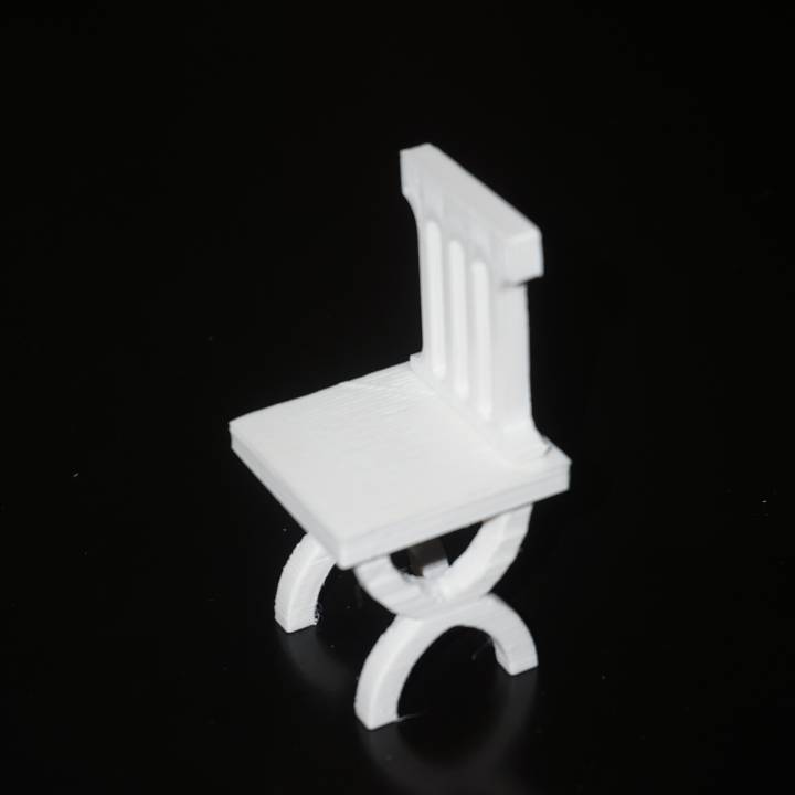 3D Printable Simple chair by Kenntman