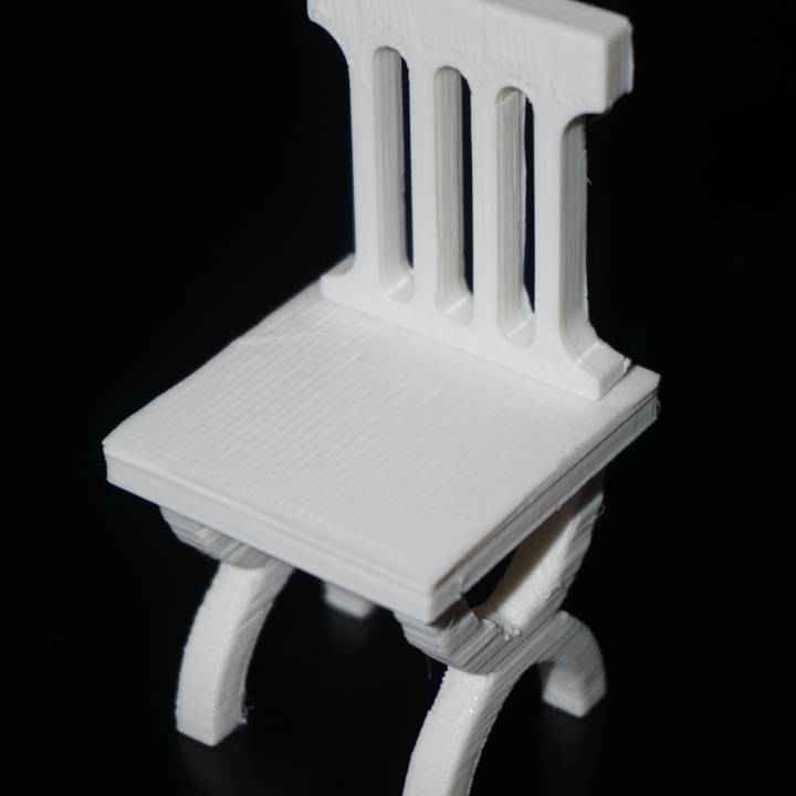 3D Printable Simple chair by Kenntman