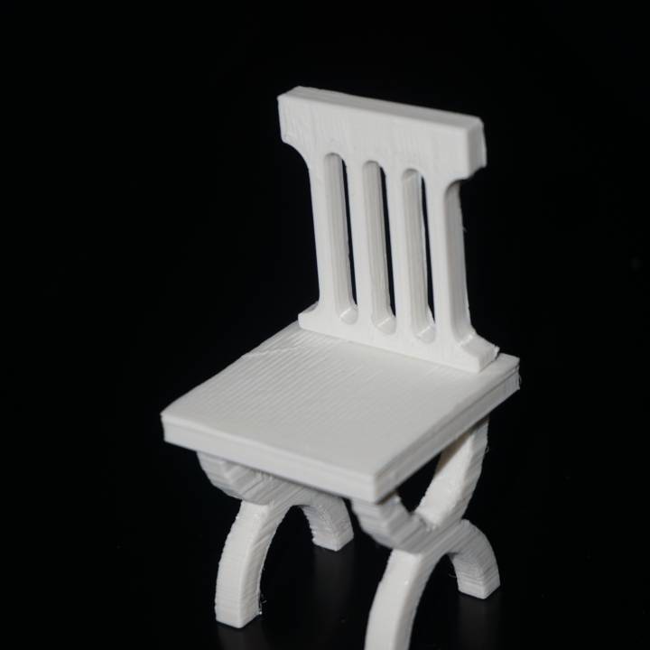 3D Printable Simple chair by Kenntman