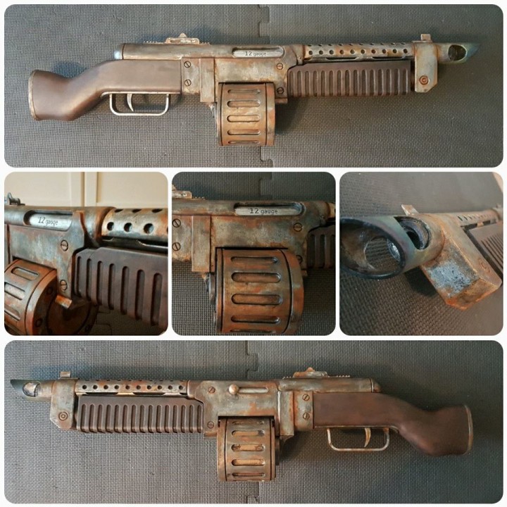 3D Print of Fallout 4 - Combat Rifle and Combat Shotgun by UlrikHedin