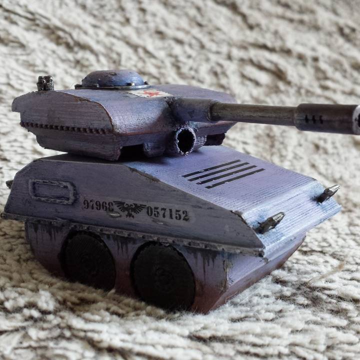 3D Printable Tank Model by Hugo Hernandez