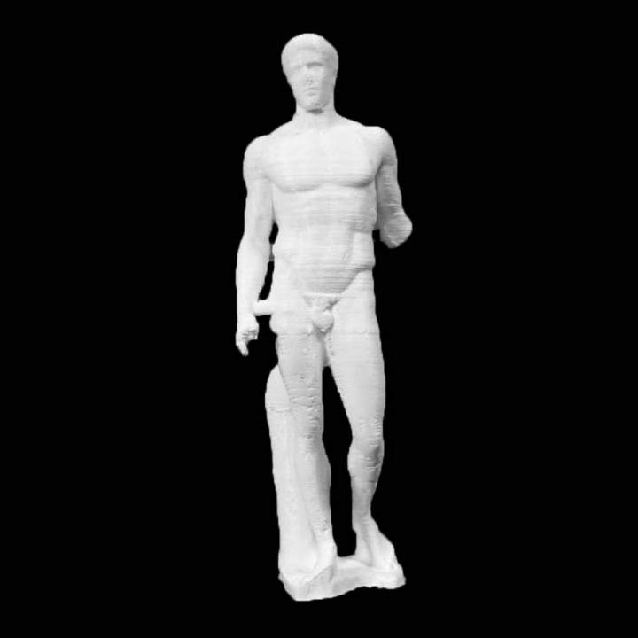 3D Printable Doryphoros at the Minneapolis Institute of Art by Jerry Fisher