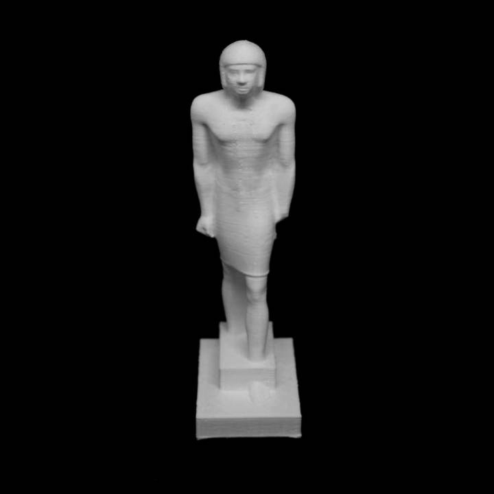 3D Printable Statue of Nenkhefetka at The British Museum, London by ...