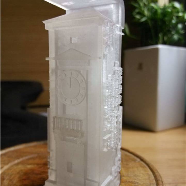 3D Printable University Clock Tower Stamp by Xiang Cui