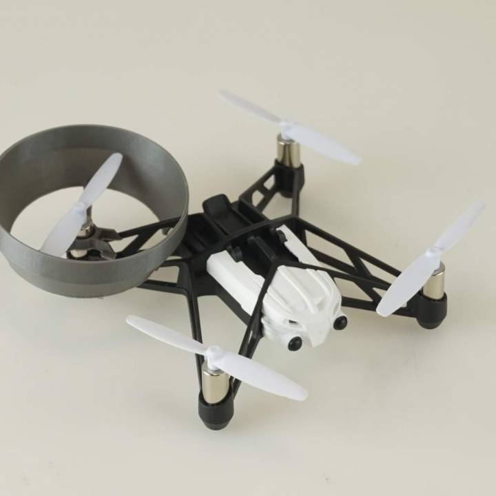 3D Printable DUCTED FUN Parrot airborne mini drone by Giacomo
