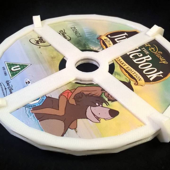 3D Printable Disc Protector by Tom Lucette