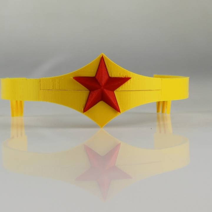 3D Printable Wonder Woman Classic Tiara by Lucie Laborde