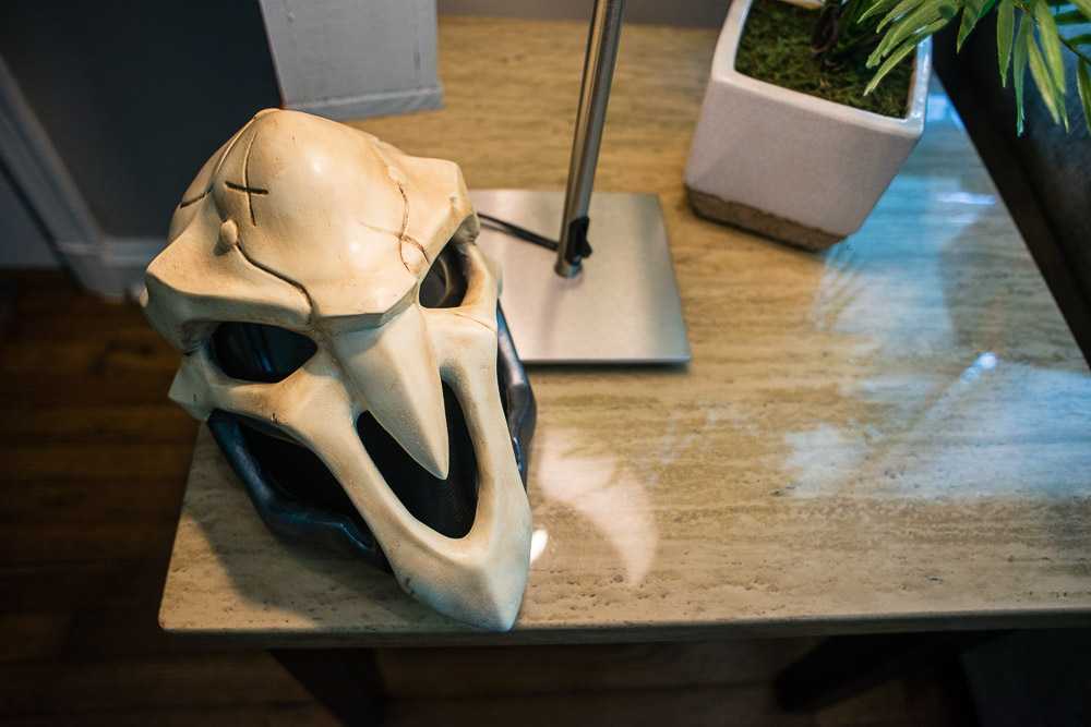 3D Printable OverWatch's Reaper Mask! by Ricardo Salomao