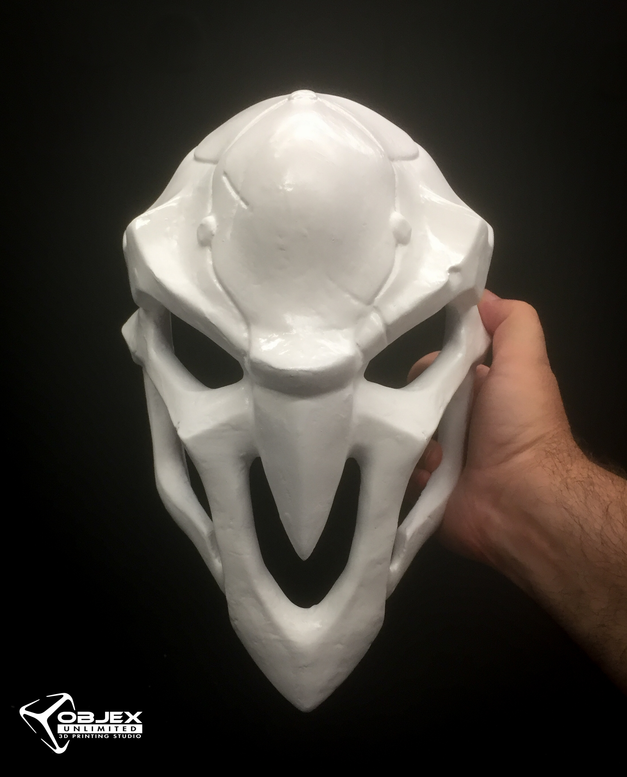 3D Printable OverWatch's Reaper Mask! by Ricardo Salomao