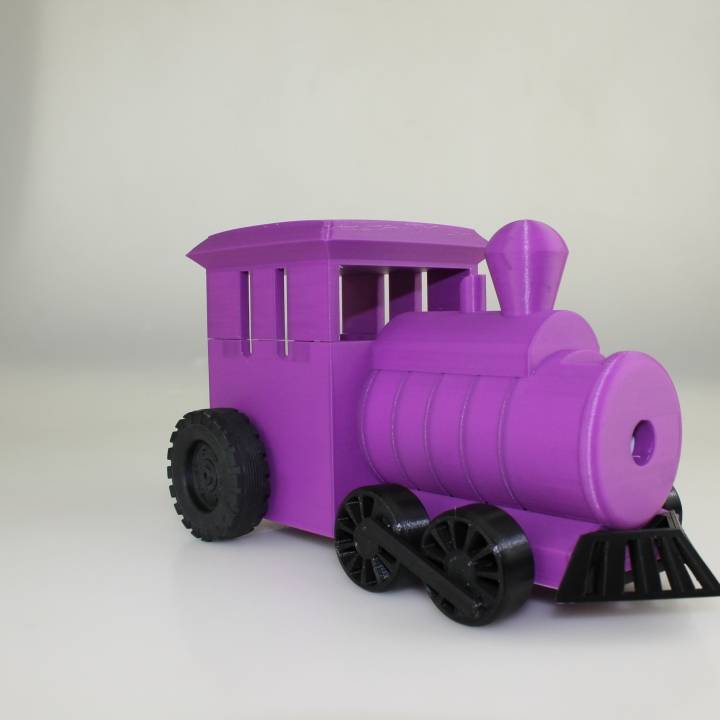 3D Printable Locomotive by Lucie Laborde