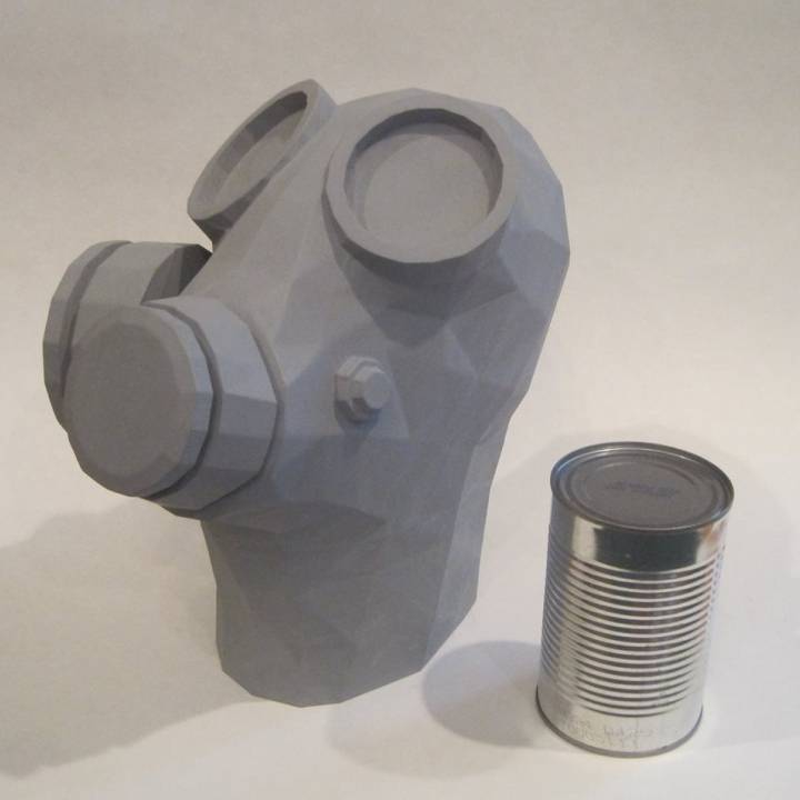 3D Printable Team Fortress 2 Pyro Bust by Michael Kraft