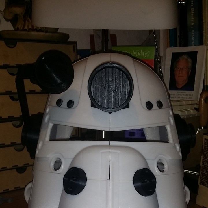 3D Print of Fallout 3 - T51-b Power Armour Helmet by Klawndyke