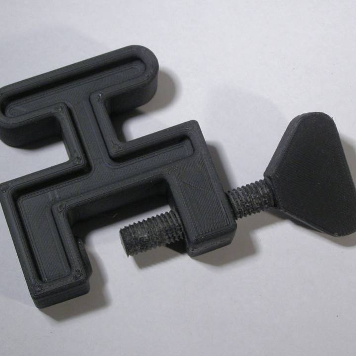 3D Printable G clamp hook or handle by Michael Cheshire