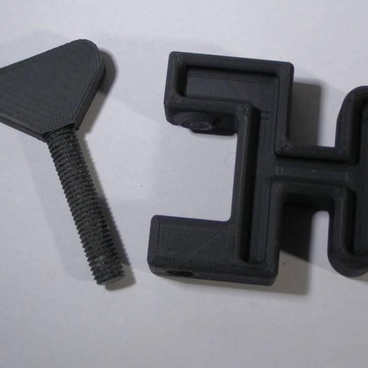 3D Printable G clamp hook or handle by Michael Cheshire
