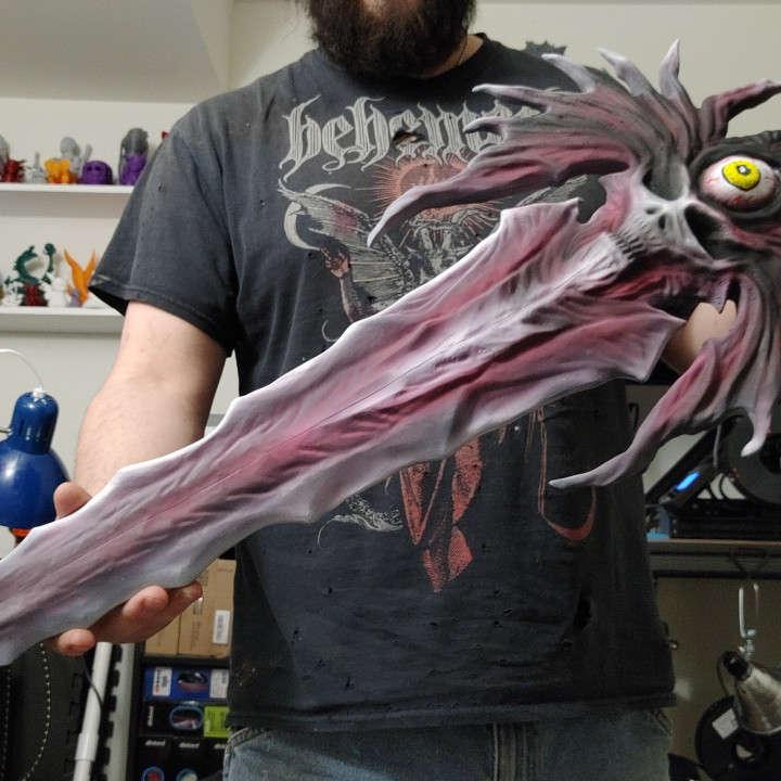 3D Print of Soul Edge Sword by Metalhead Printing