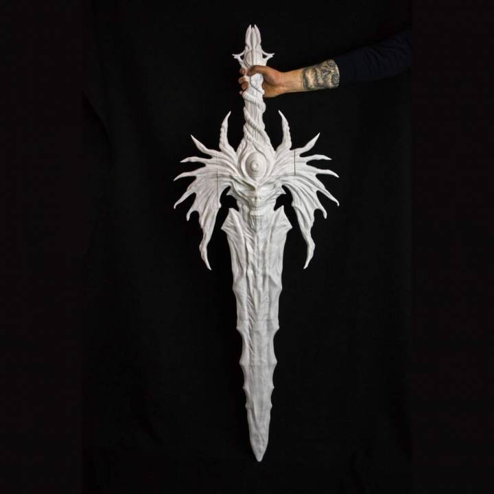 3D Printable Soul Edge Sword by Ricardo Salomao
