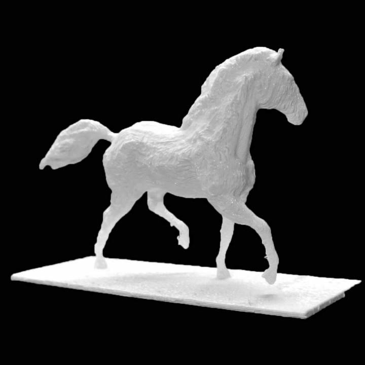 3D Printable Horse in Aldgate East, London by Scan The World