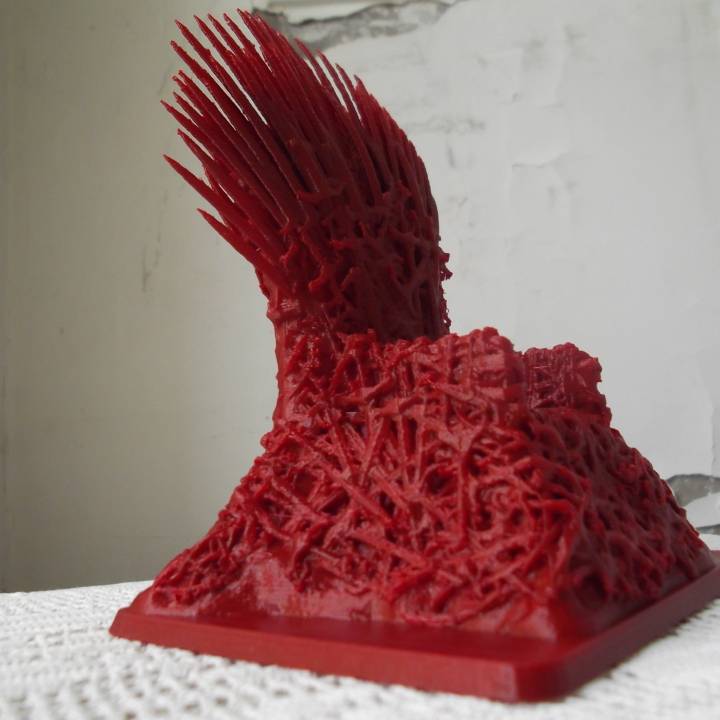 3D Printable Iron Throne by Stefan Stanic