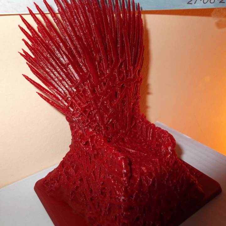 3D Printable Iron Throne by Stefan Stanic