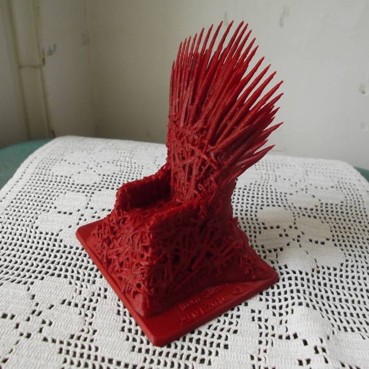 3D Printable Iron Throne by Stefan Stanic