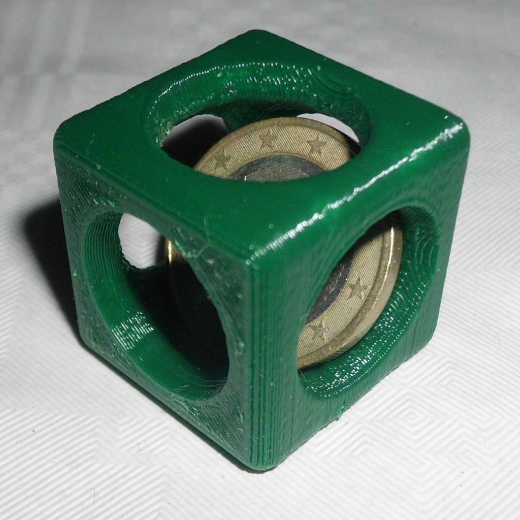 3D Printable Coin trap by mathgrrl