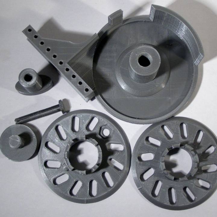 3D Printable Basic fishing reel by Andrew Senior