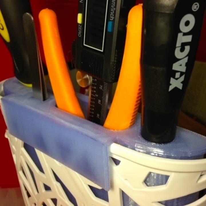 3D Printable Sharp tool holder by mathgrrl