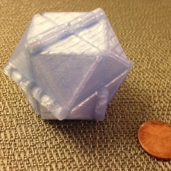 3D Printable Print-In-Place Fidget Cube by mathgrrl